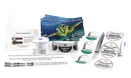 Custom Labels On Rolls And Roll Labels For Machine Application.